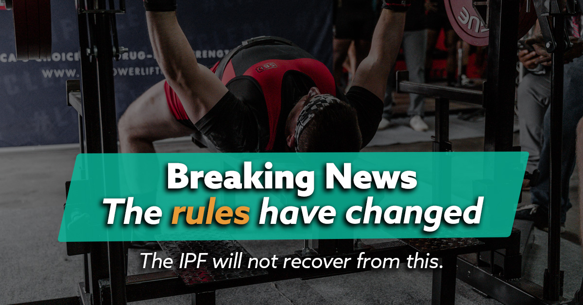 The New IPF Bench Press Rules May Kill The Sport of Powerlifting - ZAO ...